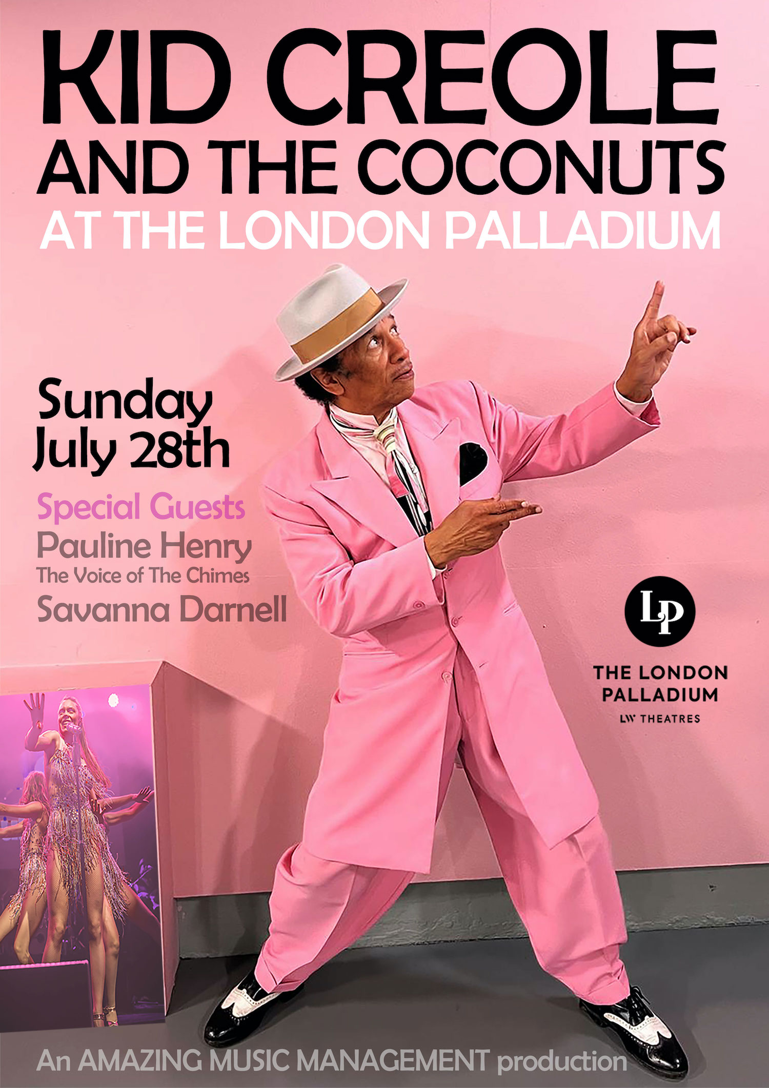 LONDON PALLADIUM - Kid Creole and the Coconuts